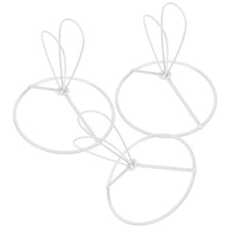 Happyyami Toyvian 3 St&uuml;ck Metall Lampenschirmhalter Clip f&uuml;r Kleine Runde Lampenschirme Klemmbare Gl&uuml;hbirnenfassung f&uuml;r Selbstgemacht Beleuchtung Zubeh&ouml;r f&uuml;r Ti