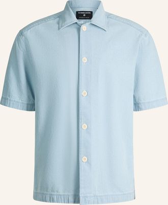 Strellson Kurzarm-Hemd Navi blau