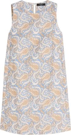 Max Mara Femme, Robes, Multicolore, Taille: 36 FR Robe trap&egrave;ze en piqu&eacute; de coton