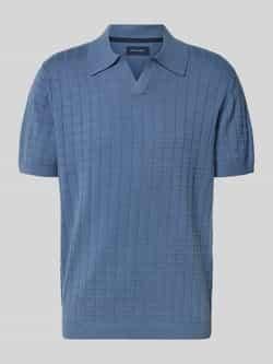 Christian Berg Regular Fit Poloshirt mit Strukturmuster