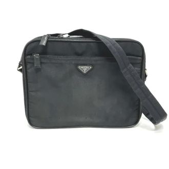 Prada Pre-owned Nylon sacs-prada - Femme - Pre-owned - Noir - Taille: ONE Size