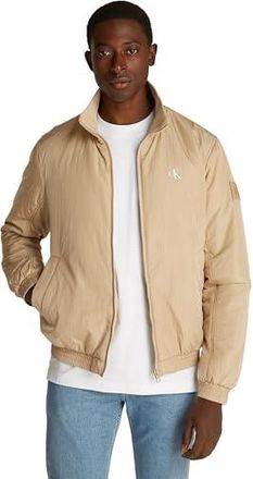 Calvin Klein Blouson Homme Padded Harrington Chaud, Beige (Travertine), XXL