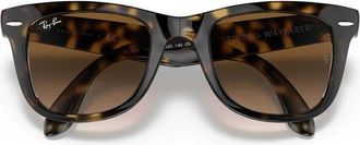 Ray-Ban unisex, Accessoires, Brun, Taille: 54 MM Wayfarer Folding Rb4105