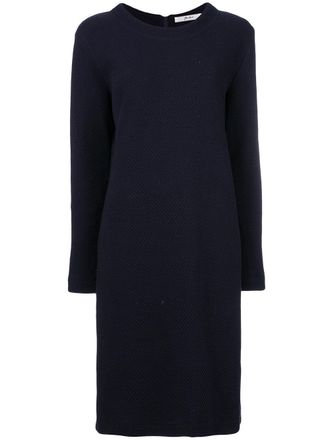 Julien David Texturiertes Strickkleid - Blau