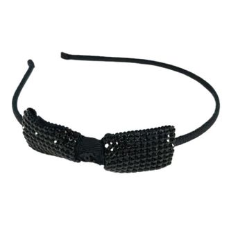 Chanel Pre-owned Alice Band - Femme - Pre-owned - Noir - Taille: ONE Size