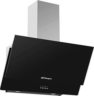 Orbegozo DS 74170 N 378,6 m&sup3;/h Mont&eacute; au mur Noir, Acier inoxydable - Hottes (378,6 m&sup3;/h, Conduit, 69 dB, 57 dB, 69 dB, Mont&eacute; au mur)