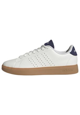 adidas Herren Advantage 2.0 Shoes, core White/core White/Dark Blue, 43 1/3 EU
