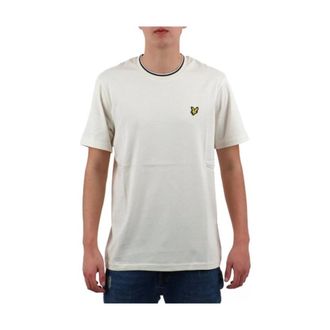 Lyle & Scott Klassisches Rundhals-T-Shirt - - Tops - Herren - Wei&szlig; - S