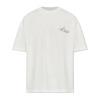 AllSaints Homme, Tops, Blanc, Taille: XS T-shirt Skullcup