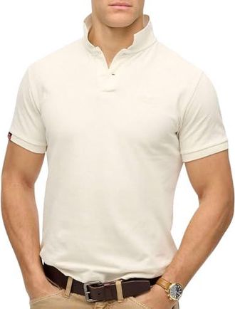 Superdry Polos Vint Destroy Polo b7g Destroy Chalk White M