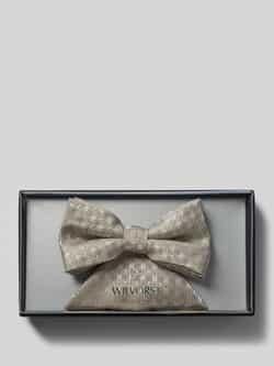 Wilvorst Fliege und Einstecktuch in Geschenk-Box
