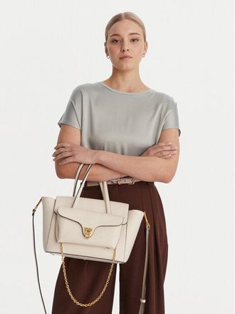 Coccinelle Handtasche T8A Coccinelledouble Beat E1 T8A 18 02 01 &Eacute;cru