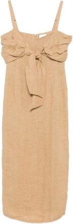 Marella Femme, Robes, Beige, Taille: 36 FR Midi Robes