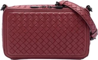 Bottega Veneta Pre-owned Gewebte Nappa Schultertasche - - Pre-owned - Damen - Rot - ONE SIZE
