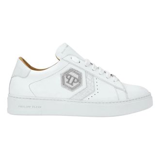 Philipp Plein Baskets basses Hexagon - unisex - Chaussures - Blanc - Taille: 47 EU