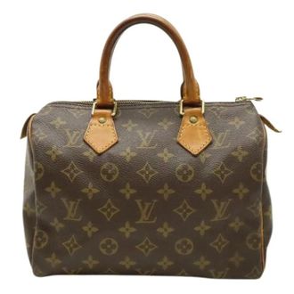 Louis Vuitton Sac Speedy 25 Monogram Pre-owned - Femme - Pre-owned - Brun - Taille: ONE Size