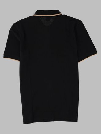 HUGO BOSS Cotton Piqu&eacute; Polo Shirt - Black