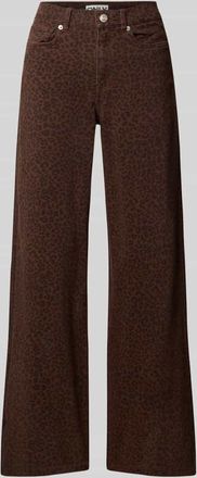 Only High Waist Weite Hose aus Baumwoll-Mix Modell MADISON