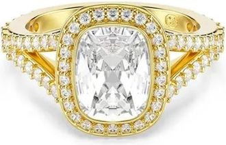 Swarovski Femme, Accessoires, Jaune, Taille: 60 MM Bague Ang&eacute;lique Una