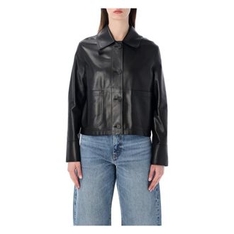S.W.O.R.D 6.6.44 S.w.o.r.d 6.6.44, Femme, Vestes, Noir, Taille: 38 FR Blouson de motard en cuir court