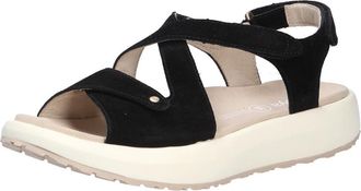 Joya Bequeme schwarze Sandalen f&uuml;r breite F&uuml;&szlig;e - - Shoes - Damen - Schwarzk - 41 EU