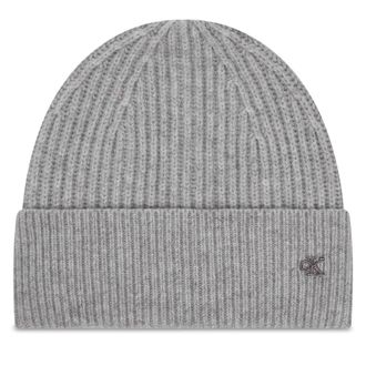 Calvin Klein M&uuml;tze Calvin Klein Ck Metal Wool Beanie LV04D8032G Grau