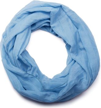 styleBREAKER Schlauchschal Seidiger unifarbener Loop