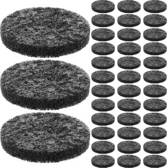 SOLUSTRE 200 St&uuml;ck Duftkissen f&uuml;r &Auml;therische &Ouml;le Baumwoll Wattepads &Oslash; 22mm f&uuml;r Aromadiffusor Anh&auml;nger Auto Halskette Austauschbare Aromatherapie Nachf&uuml;llpads