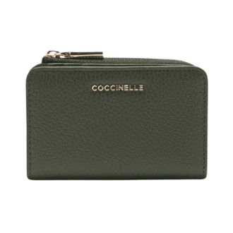 Coccinelle Femme, Accessoires, Vert, Taille: ONE Size Porte-cartes Compact Algues
