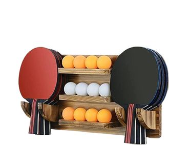 Generic Wandregal mit Paletten - Schl&auml;ger-Displayst&auml;nder, Organizer mit gro&szlig;er Kapazit&auml;t, Organizer f&uuml;r Lagerung | Tischtennis-Rack, Montage-Montage-Zubeh&ouml;r