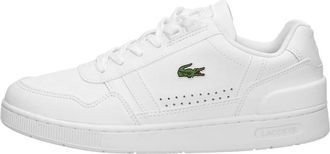Lacoste Damen Low-Top Sneaker T-Clip 123 13 SFA, Frauen Halbschuhe,schn&uuml;rschuhe,schn&uuml;rer,Plateausohle,stra&szlig;enschuhe,Weiss (21G),36 EU / 3.5 UK