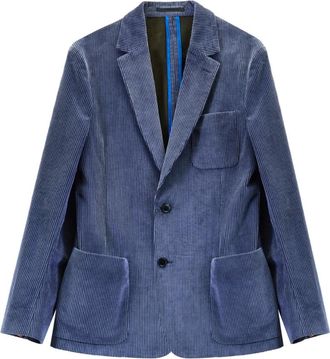 Paul Smith Homme, Costumes, Bleu, Taille: XL Giacca Velluto A Coste