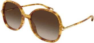 Chlo&eacute; Femme, Accessoires, Brun, Taille: 57 MM Lunettes de soleil