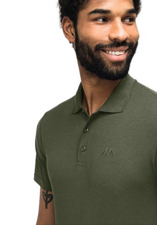 Maier Sports Poloshirt Ulrich Herren Polo kurzarm, leichtes Shirt, Funktionsshirt mit Kragen Reg Fit