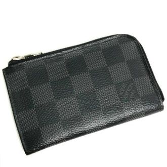 Louis Vuitton Portefeuille en tissu vintage Pre-owned - Homme - Pre-owned - Noir - Taille: ONE Size