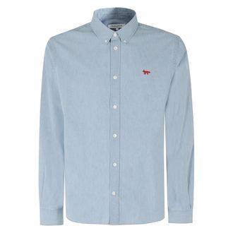 Maison Kitsun&eacute; Herren, Shirts, Blau, XLGr&ouml;&szlig;e