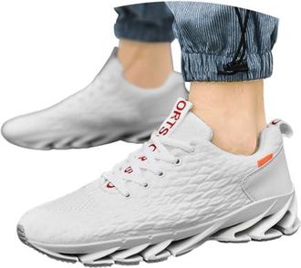 Generic Slip on Baskets pour Homme Antidérapantes et Large Chaussures Sport Légères en Maille Respirante Antidérapante Confortables Mode Semelle Chute Zéro Ch