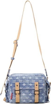 Dsquared2 Businesstaschen & Reisegep&auml;ck - Umh&auml;ngetasche aus Denim - Gr. unisize - in Blau - f&uuml;r Damen