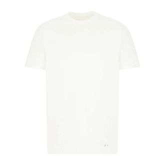 Jil Sander Casual Baumwoll-T-Shirt - - Tops - Herren - Wei&szlig; - XL