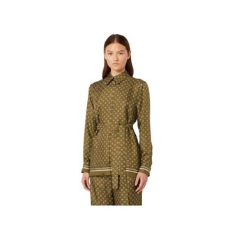 Max Mara Damen, Blusen & Hemden, Gr&uuml;n, LGr&ouml;&szlig;e