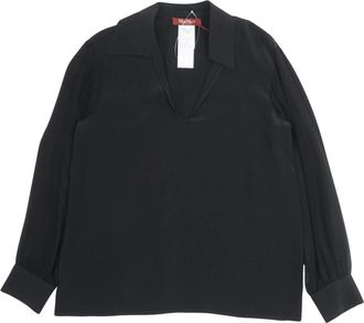 Max Mara Femme, Blouses et Chemises, Noir, Taille: 38 FR Ubicato Silk Blouse