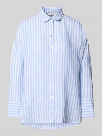 Christian Berg Relaxed Fit Leinenbluse im Allover-Look