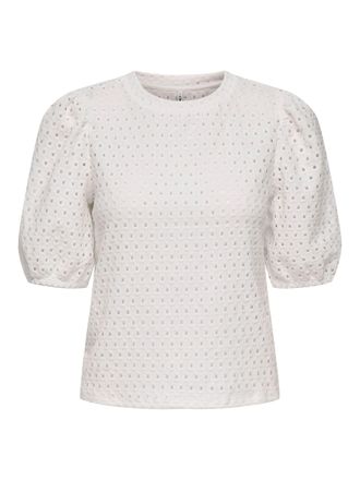 Only Onlelisa S/S O-Neck Top Box JRS