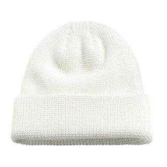 Generic Bonnet en laine pour femme &eacute;l&eacute;gant et tendance pour hommes et femmes, couleur unie, mignons bonnets &eacute;pais, tricot&eacute;s, super doux, extensibles et chauds