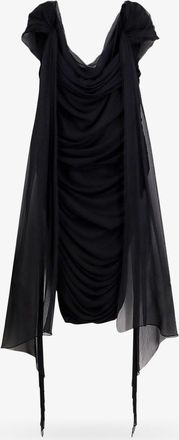 Givenchy Stretch viscose dress with drapery - GIVENCHY - gender_Woman