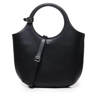 Courr&egrave;ges Mittelgro&szlig;e Tasche aus genarbtem Leder - - Bags - Damen - Schwarzk - ONE SIZE