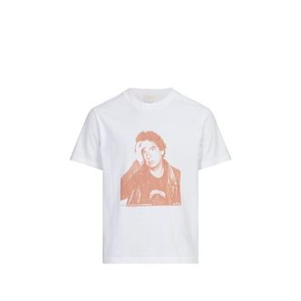 A.P.C. T-shirt droit &agrave; motif en coton