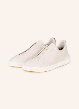 Ermenegildo Zegna Zegna Slip-On-Sneaker Triple Stitch weiss