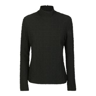 Givenchy Schwarzer Pullover mit 4G-Motiv - - Knitwear - Damen - Schwarzk - XS