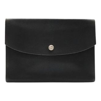 Herm&egrave;s Pre-owned Leder Clutch - - Pre-owned - Damen - Schwarzk - ONE SIZE